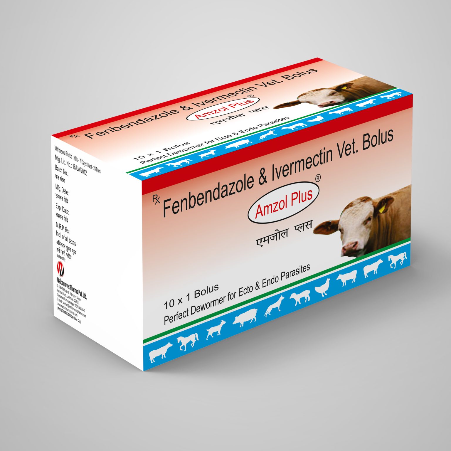 Amzol Plus Bolus - Welcomevet Pharma Pvt. Ltd.